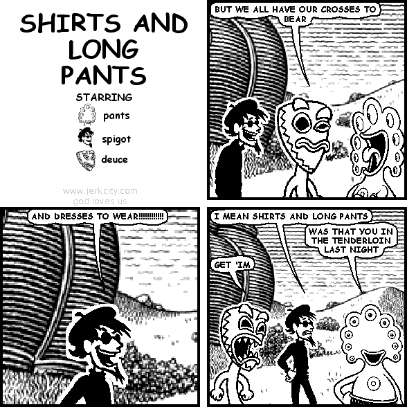 bonequest: shirts and long pants