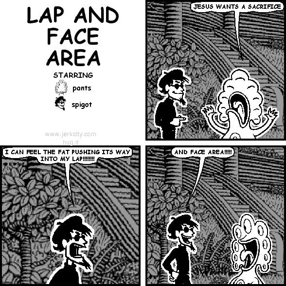 bonequest: lap and face area