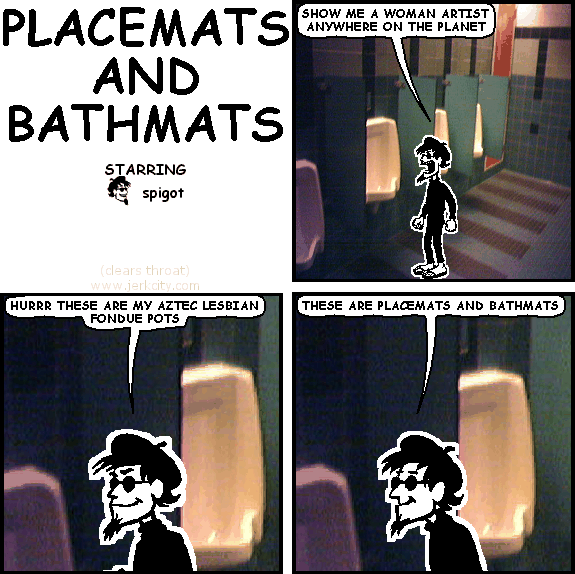 bonequest: placemats and bathmats