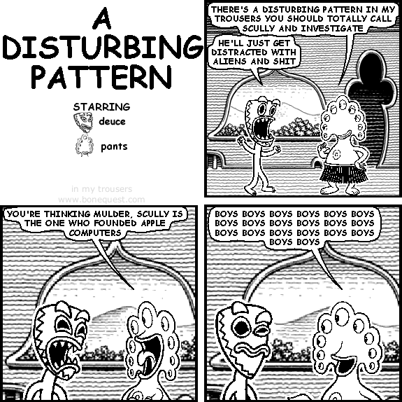 bonequest: a disturbing pattern