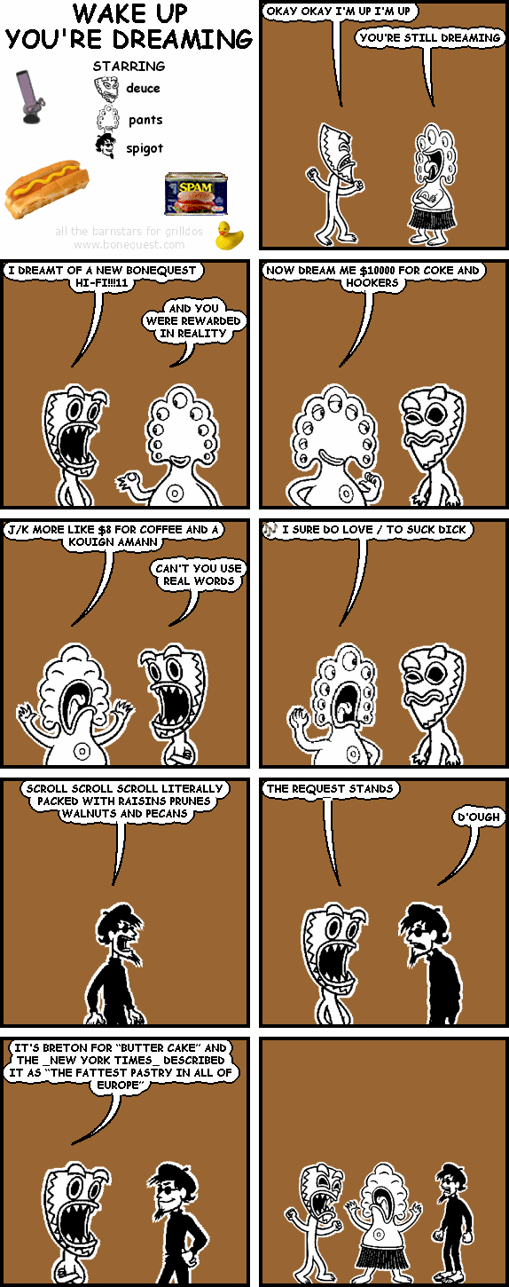 bonequest: wake up you're dreaming