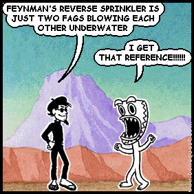 feynman's reverse sprinkler