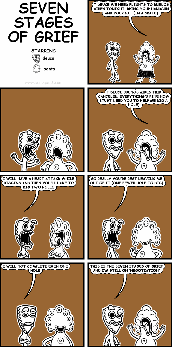 seven stages of grief