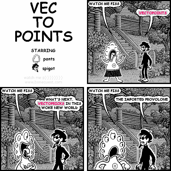 bonequest: vec to points